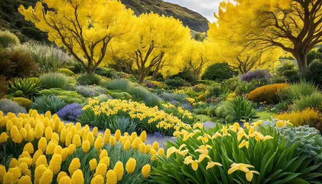 Yellow Flowers in New Zealand