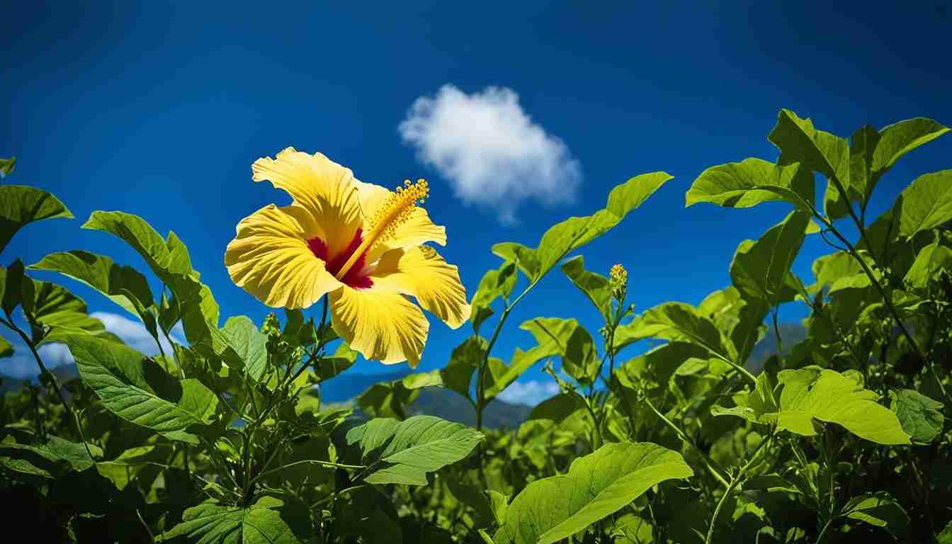Yellow Flowers in Haiti