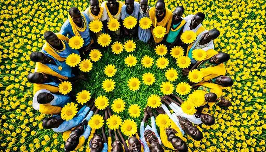 Yellow Flowers in South Sudan