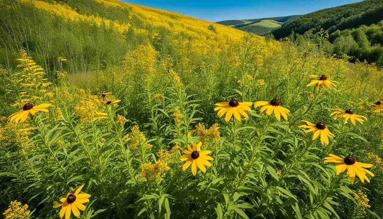 Yellow Flowers in Wisconsin