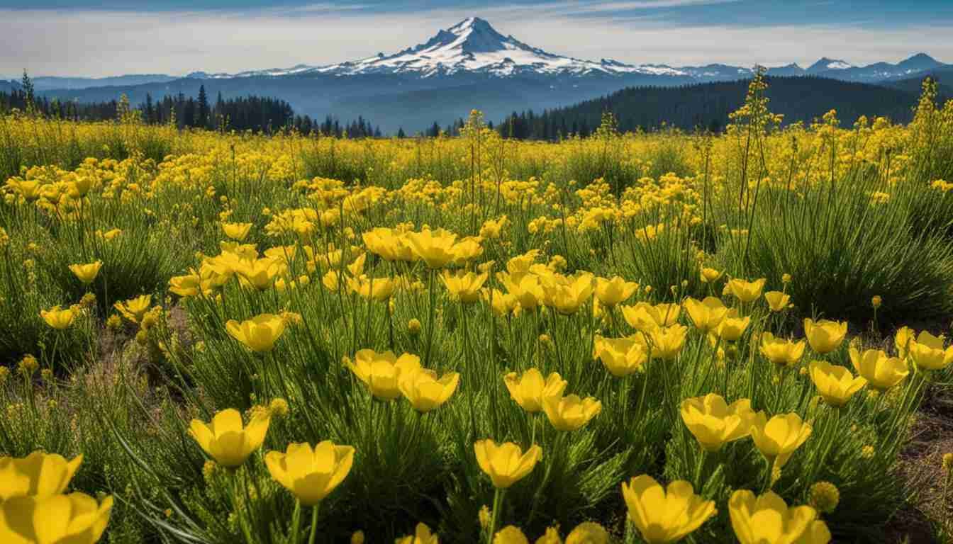 Yellow Flowers in Oregon