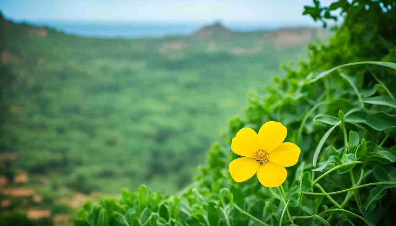 Yellow Flowers in Somalia