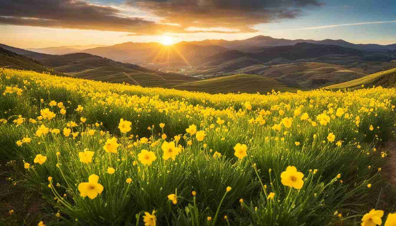 Yellow Flowers in Spain