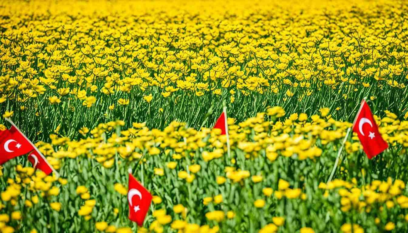 Yellow Flowers in Turkey