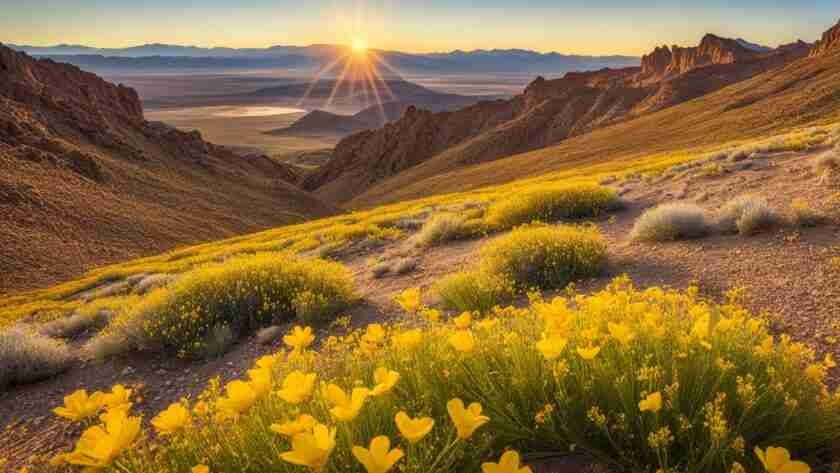 Yellow Flowers in Nevada
