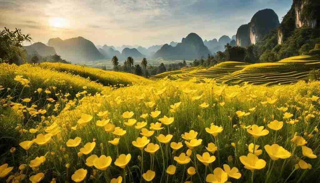 Yellow Flowers in Thailand
